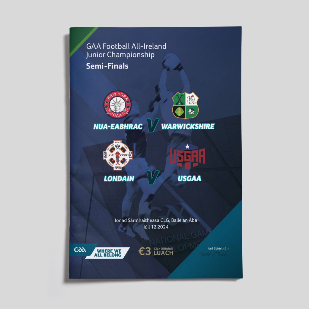 Match Programmes including GAA Programmes – dba publishing