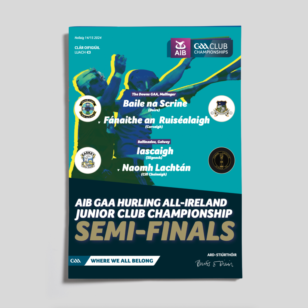 Match Programmes including GAA Programmes – dba publishing