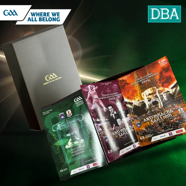 Match Programmes including GAA Programmes – dba publishing