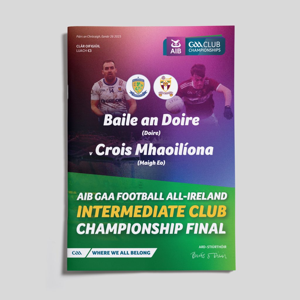 Match Programmes including GAA Programmes – dba publishing