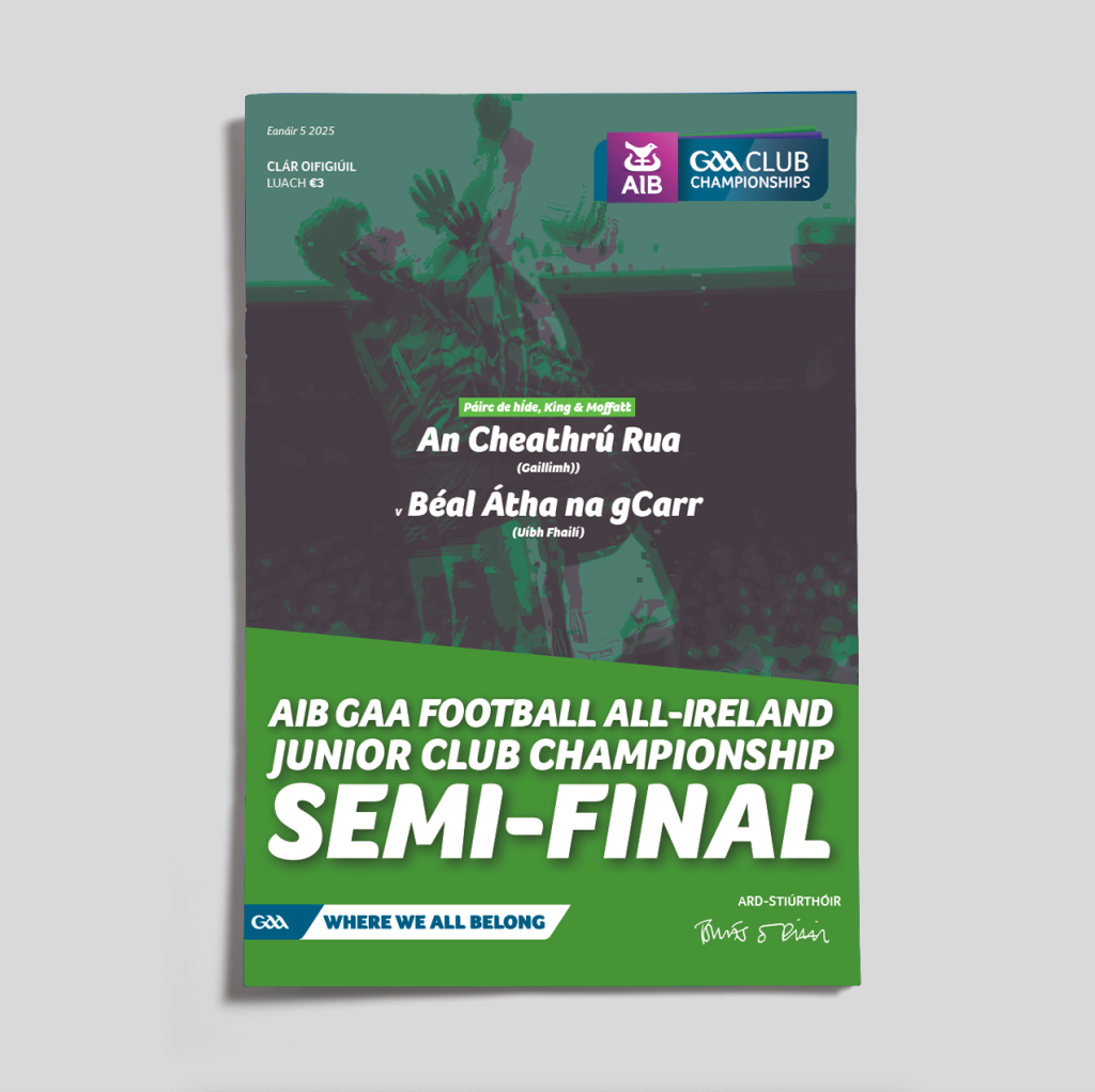 Match Programmes including GAA Programmes – dba publishing