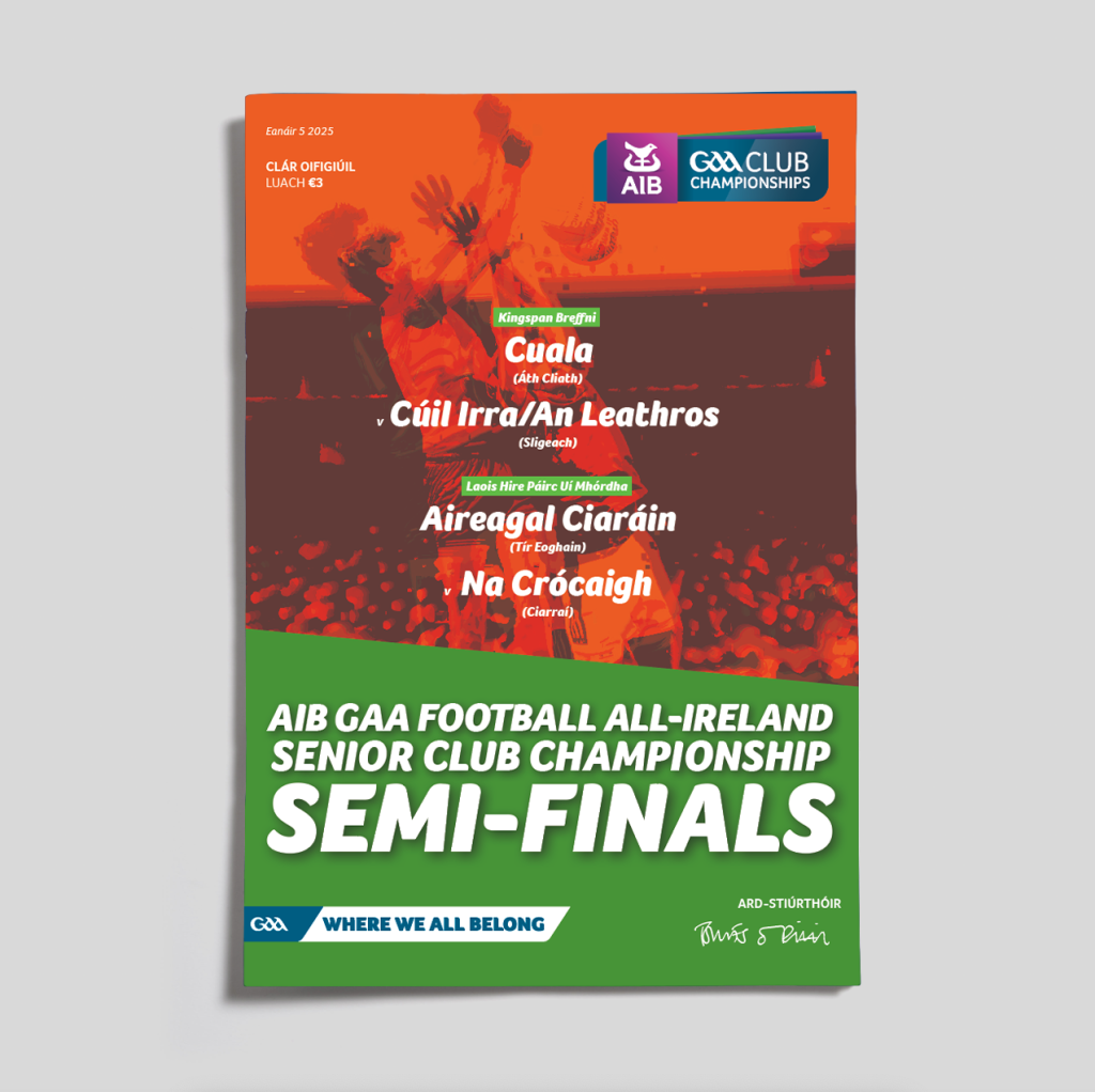 Match Programmes including GAA Programmes – dba publishing