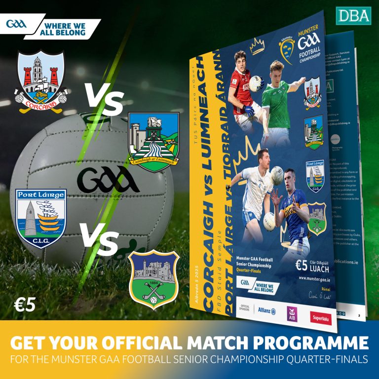 Match Programmes including GAA Programmes – dba publishing