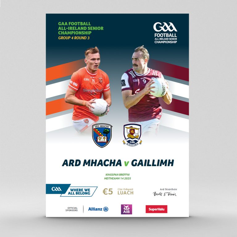 Match Programmes including GAA Programmes – dba publishing