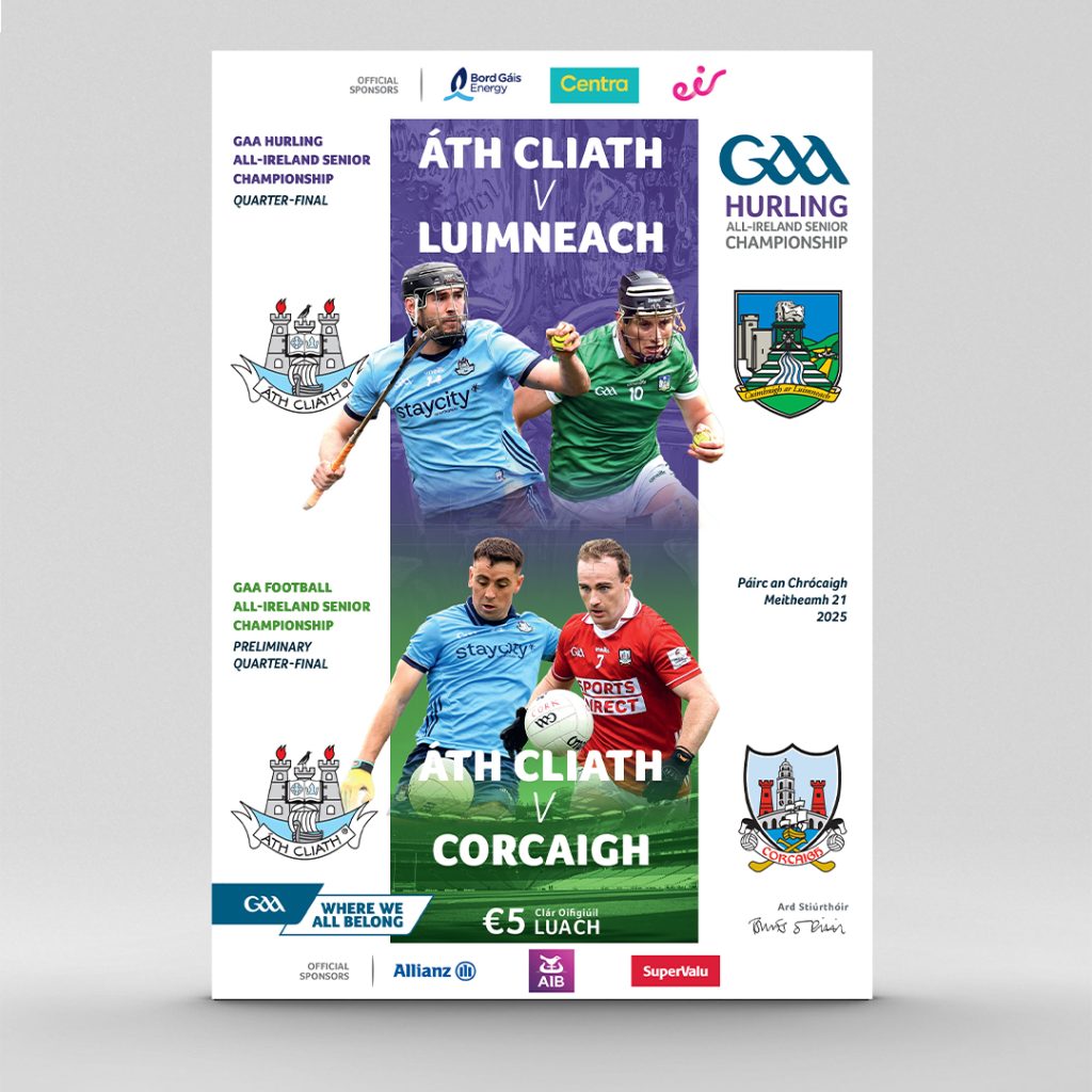 Match Programmes including GAA Programmes – dba publishing
