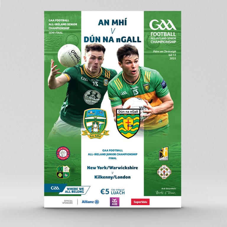 Match Programmes including GAA Programmes – dba publishing
