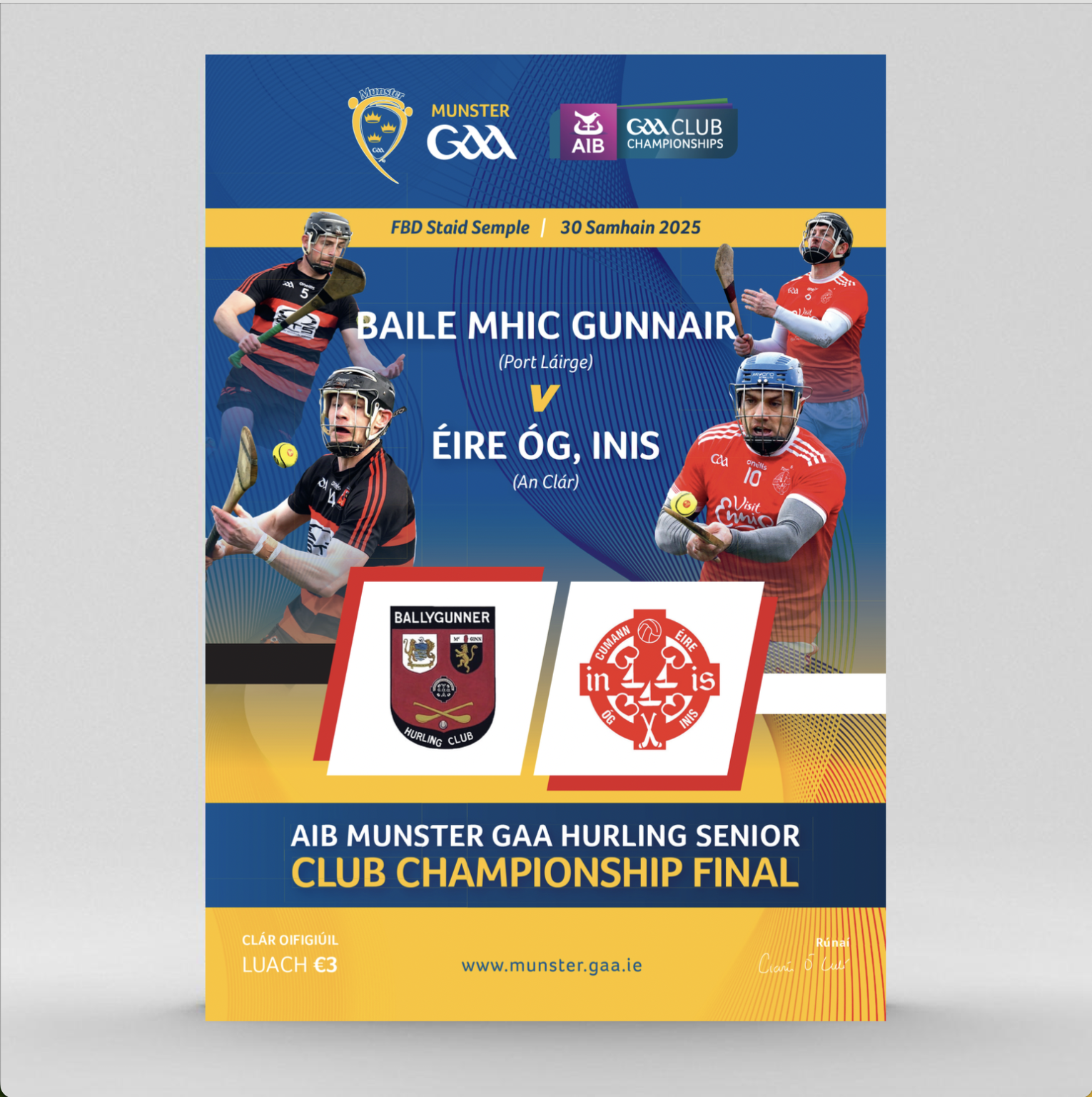 Match Programmes including GAA Programmes – dba publishing