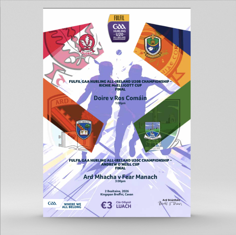 Match Programmes including GAA Programmes – dba publishing